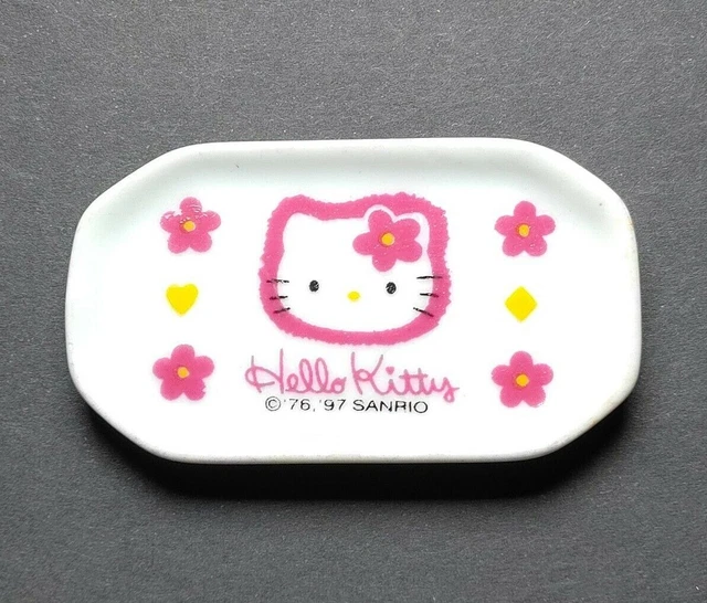 Hello Kitty Sanrio Gacha Mini Plate Japanese 1997 From Japan F S Eur 13
