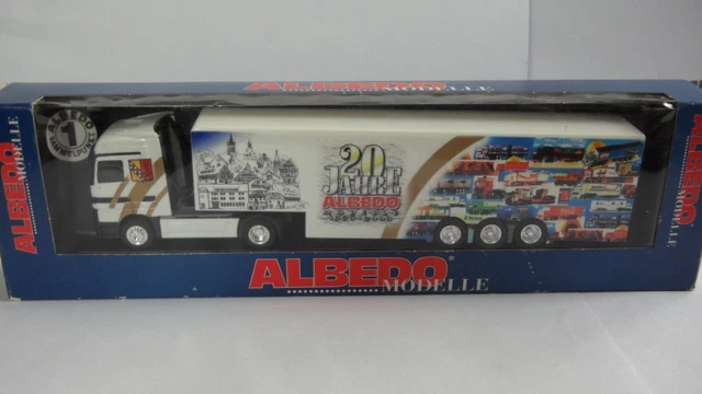 ALBEDO: MB ACTROS, 20 Jahre Albedo Modelle 1980-2000, Koffer Sattelzug ...