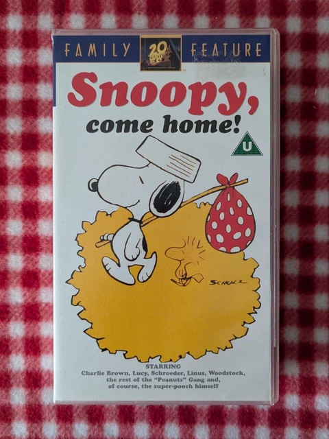 SNOOPY, COME HOME! - VHS - Charlie Brown, Peanuts £2.99 - PicClick UK