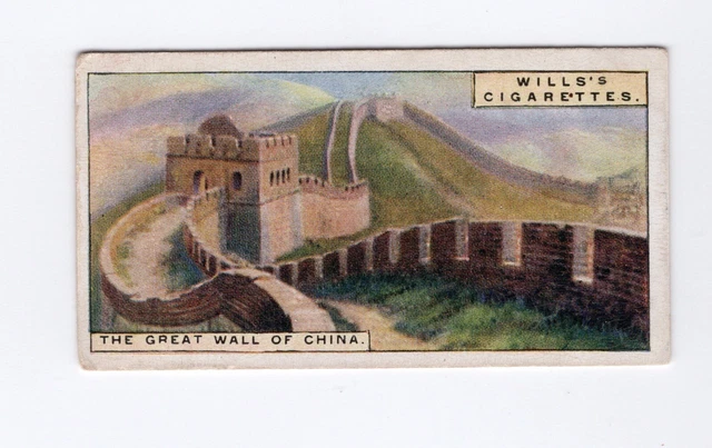 WILLS HISTORICAL CARD #26 The Great Wall of China EUR 3,64 - PicClick FR