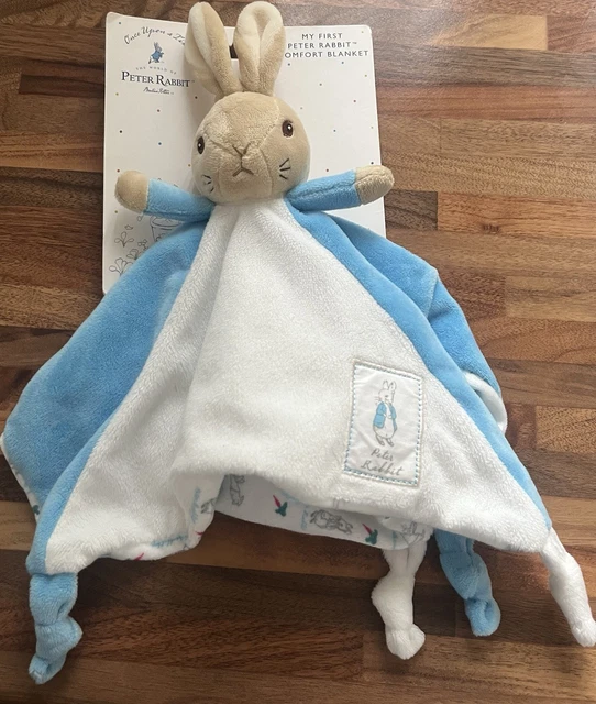BEATRIX POTTER PETER Rabbit Plush Soft Toy Comforter By Rainbow Designs ...