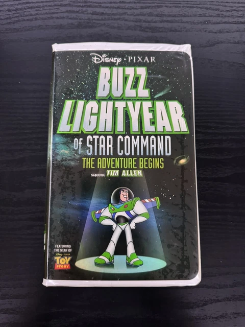DISNEY PIXAR BUZZ Lightyear of Star Command VHS Adventure Begins Video Tape RARE £4.66 - PicClick UK
