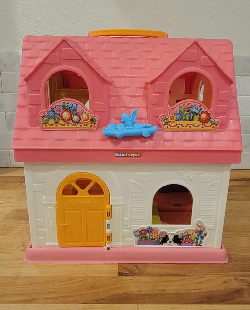 MATTEL LITTLE PEOPLE Surprise Sounds Interactive Folding Doll House ...