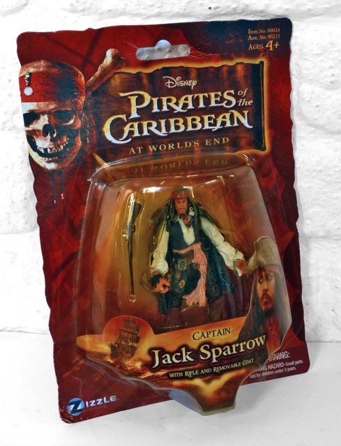 PIRATES OF THE Caribbean At World's End Captain Jack Sparrow 4" Figure ...