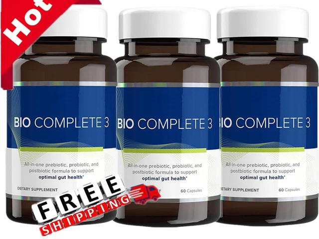 GUNDRY MD BIO COMPLETE 3 Capsules 60 Count PreBiotic ProBiotic ...