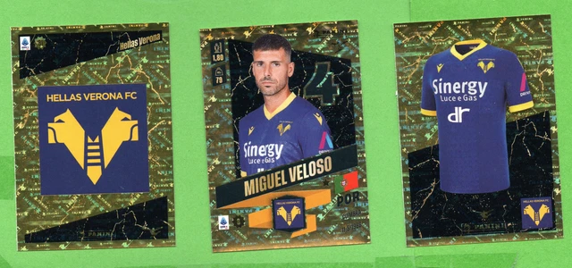3 PANINI FOOTBALLERS Upgrade 2022 23 Gold Sticker Hellas Verona Extra ...