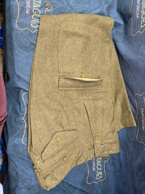 ORIGINAL BRITISH ARMY Battledress Trousers - 49 Pattern - 31-32 “ Waist ...