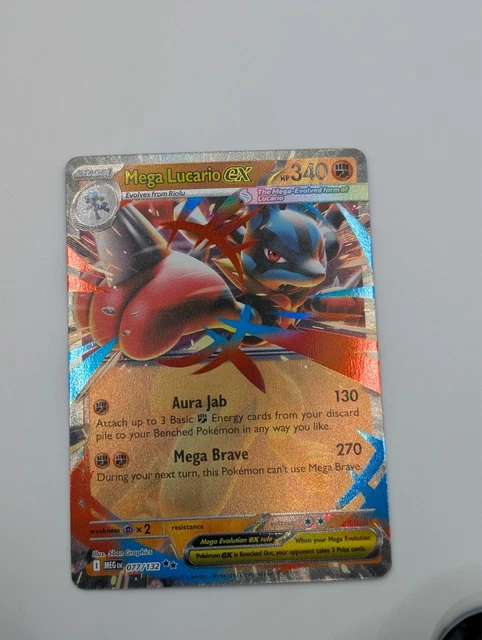 POKEMON TCG - Mega Evolution -Mega Lucario EX DR 077/132 $2.00 ...