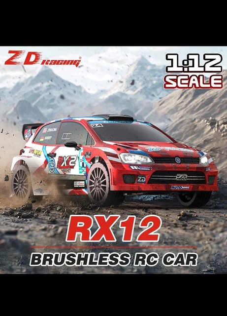 ZD RACING RX12 RC Car 1:12 Scale Brushless 70KMH 4WD Rally Vehicle LIKE ...