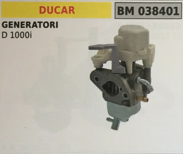 CARBURATEUR A CUVE BRUMAR Ducar BM038401 Générateurs D 1000i EUR 38,21 ...