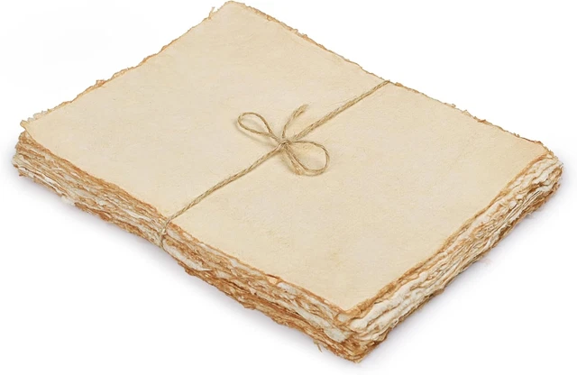 WATERCOLOR PAPER MIXED Media 150 GSM Thick Deckle Edge Virgin Cotton (S ...