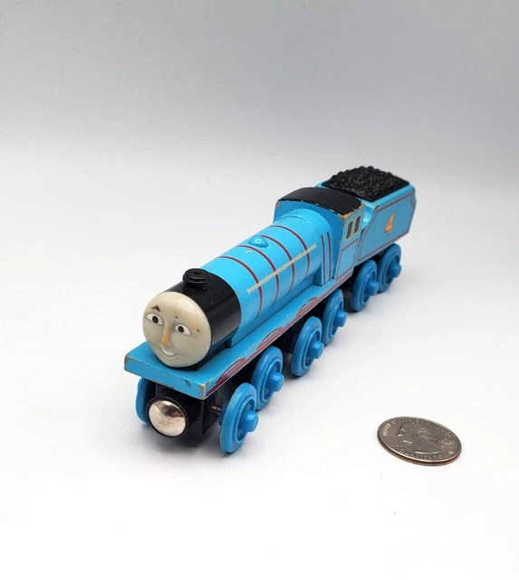 THOMAS THE TRAIN Gordon Tank Engine Wooden Railway * No Tender * Blue ...