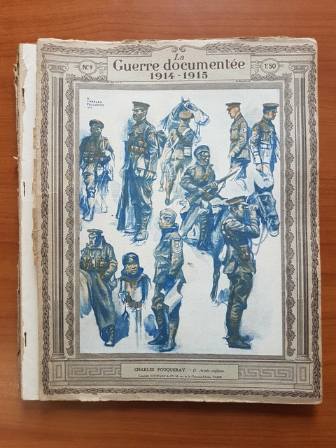 FASCICULE N°9 &LA guerre de 1914-15 documentée" - Imprimerie SCHWARZ et Cie EUR 5,00 - PicClick FR