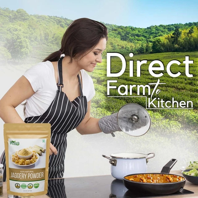 ORGANIC ZING JAGGERY Powder, 100% Natural & Organic Jaggery Powder ...