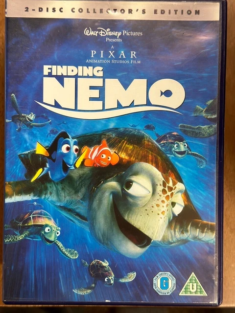 FINDING NEMO DVD 2003 Pixar Walt Disney Animated Feature Movie Classic ...