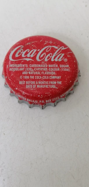 COCA COLA CAPS Refresh Sheet Caps Soda Crown Cork Bottle Cap Nepal-24 £ ...