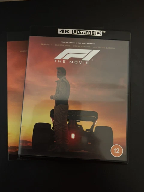 F1 THE MOVIE 4K Ultra HD. 2025. Starring Brad Pitt. Like New Condition ...