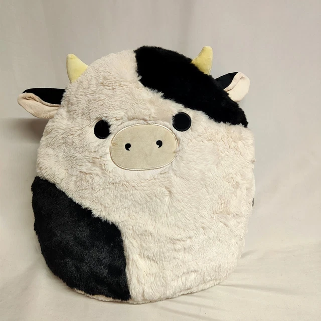 SQUISHMALLOWS CONNOR THE cow Fuzz-a-mallows 16inch 40cm Squishmallow £ ...