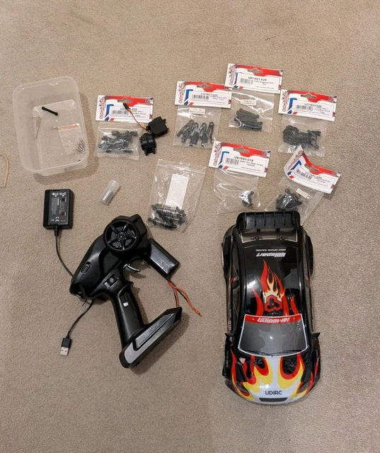 UPGRADED UDI RC Brushless Pro Rally F Style 1/16 Ford Focus UDIRC ...