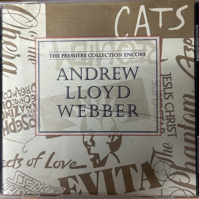 ANDREW LLOYD WEBBER : The Premiere Collection Encore - CD audio EUR 7,14 - PicClick FR