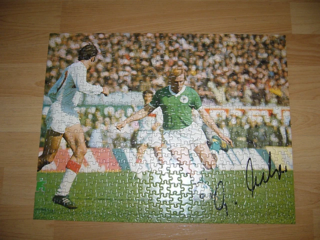 FX SCHMID 500 Teile Puzzle WM 74 Günter Netzer Autogramm WM 1974 98026 ...