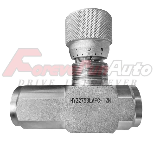 HYDRAULIC IN-LINE ADJUSTABLE Variable Control Valve 3/4” NPT w/Free ...
