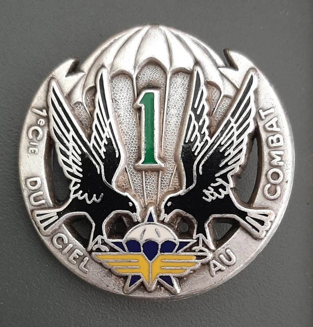 INSIGNE 1° RCP 1° Compagnie Régiment Chasseurs Parachutistes ORIGINAL ...