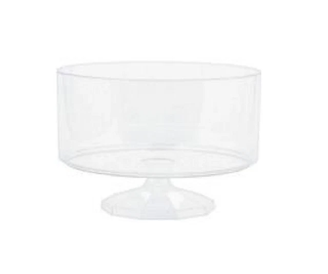 CONTAINER TRIFLE SMALL Clear Plastic Lolly Buffet Party Favour Treats ...