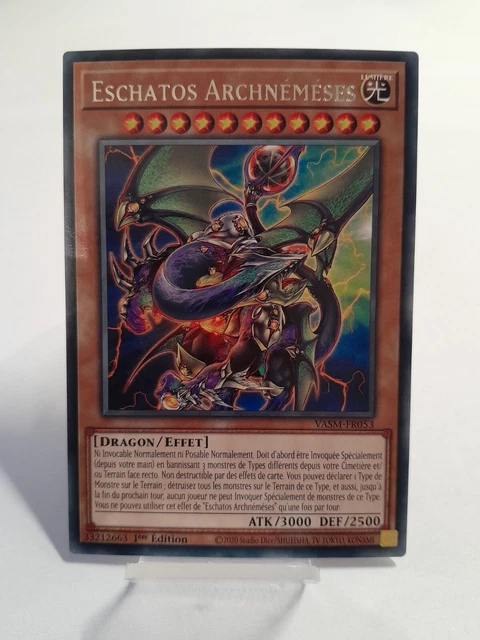 YU-GI-OH! ESCHATOS ARCHNÉMÉSES VASM-FR053 1st / Rare EUR 1,20 - PicClick FR