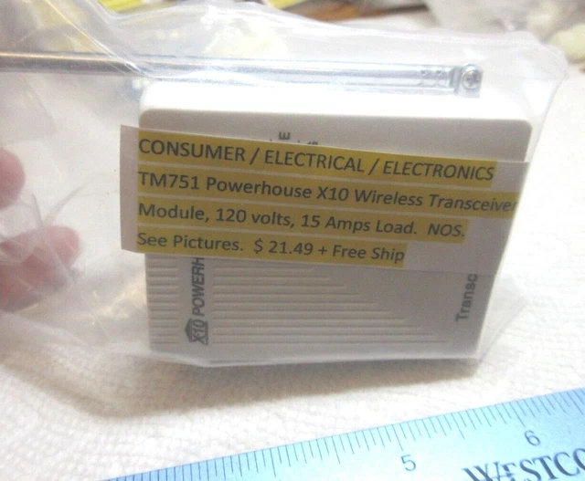CONSUMER ELECTONICS TM751 POWERHOUSE X10 Wireless Transceiver Module ...