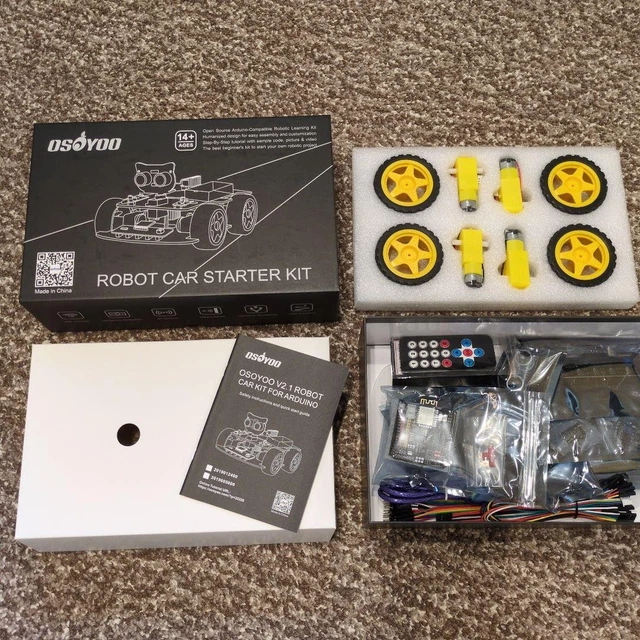 OSOYOO ROBOT CAR Starter Kit with Arduino Applicability Tutorial EUR ...