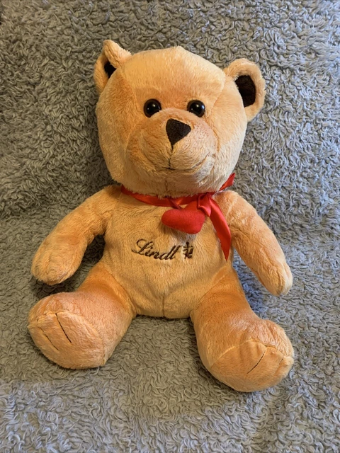 LINDT CHOCOLATE 12” Gold Teddy Bear Soft Toy With Zip Compartment £10. ...
