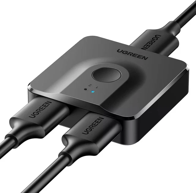 UGREEN HDMI SWITCH 4k@60hz Hdmi Splitter Bi-directional Switcher 2 In 1 Out Or £8.38 - PicClick UK