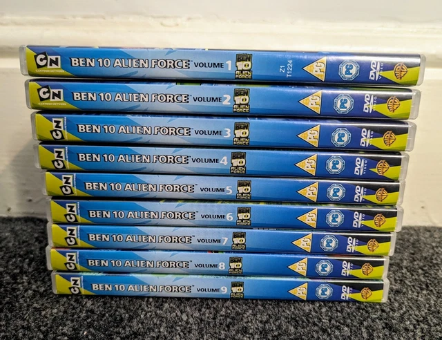 BEN 10 ALIEN Force DVD Complete Collection 1-9 Joblot Bundle Kids ...