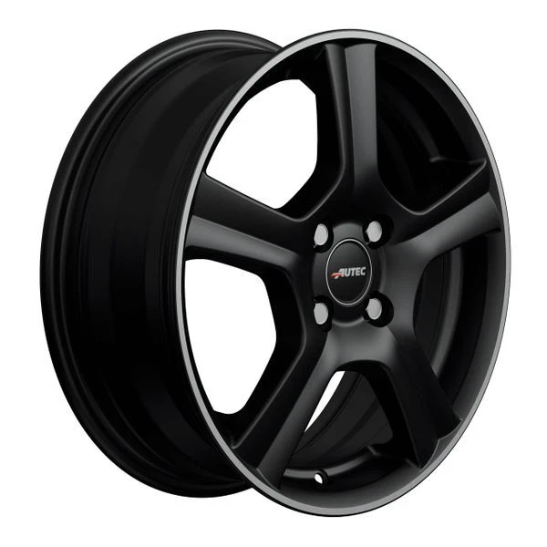 1X AUTEC TYP I - IONIK schwarzmatt poliert 6.0Jx16 4x108 ET37.5 EUR 84 ...