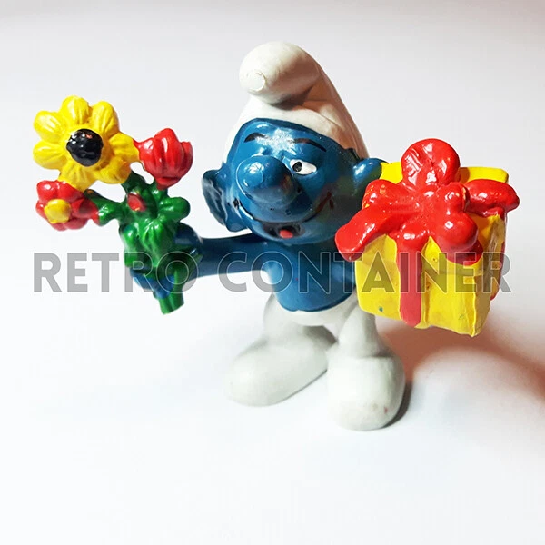 SMURFS PUFFI SCHLUMPF Pitufo Schleich Bully - 20040 Gift and Flowers ...