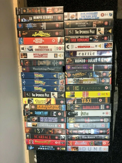 COLLECTION OF '00S VHS tapes from UK (PAL) x 43 $80.00 - PicClick AU