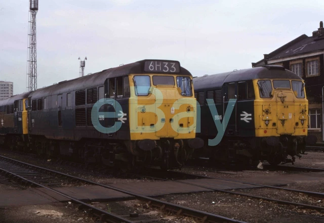 35MM RAILWAY SLIDE of Class 31 D5576 @ Stratford Copyright to Buyer £9. ...