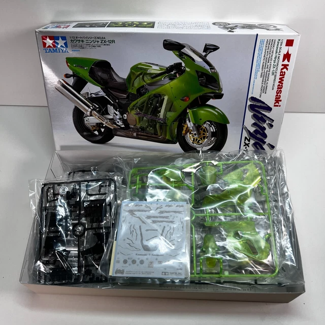 TAMIYA - KAWASAKI Ninja ZX-12R Motorbike Model Kit- New opened never ...