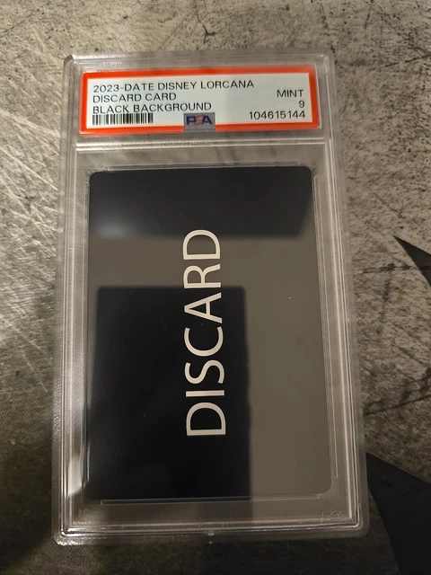 DISNEY LORCANA TCG Discard Error Card (Black Background) £99.51 ...