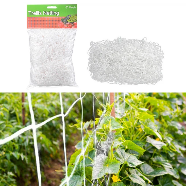 15/30FT HEAVY-DUTY GARDEN Trellis Netting Plant Support Garden Fence ...