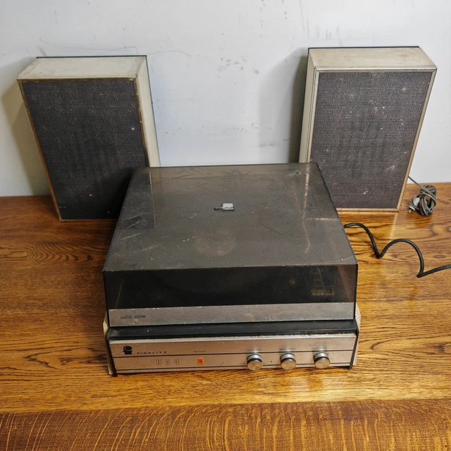 VINTAGE FIDELITY UA4 Solid State Record Player Turntable £49.99 ...