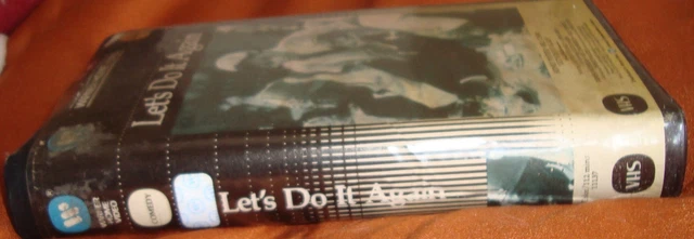 LET'S DO IT AGAIN (vhs,1983,english,orig. big clamshell box,large label ...