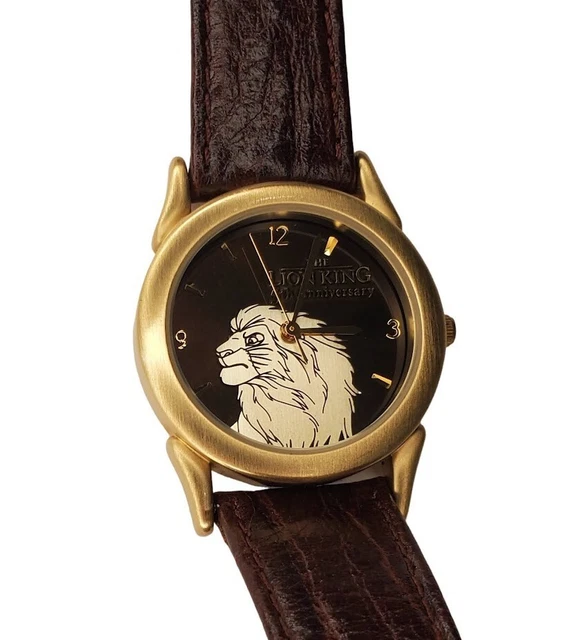 DISNEY WATCH LION King Limited Edition Gold Tone 5th Anniversary #525/ ...