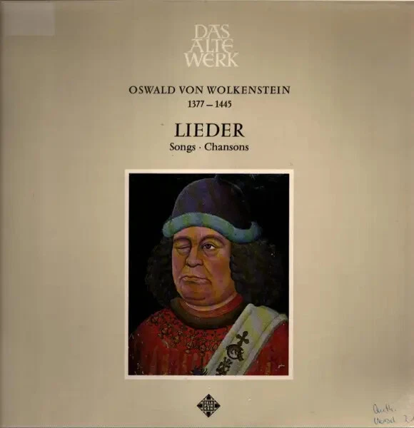 OSWALD VON WOLKENSTEIN Lieder NEAR MINT Telefunken Vinyl LP EUR 26,35 - PicClick FR