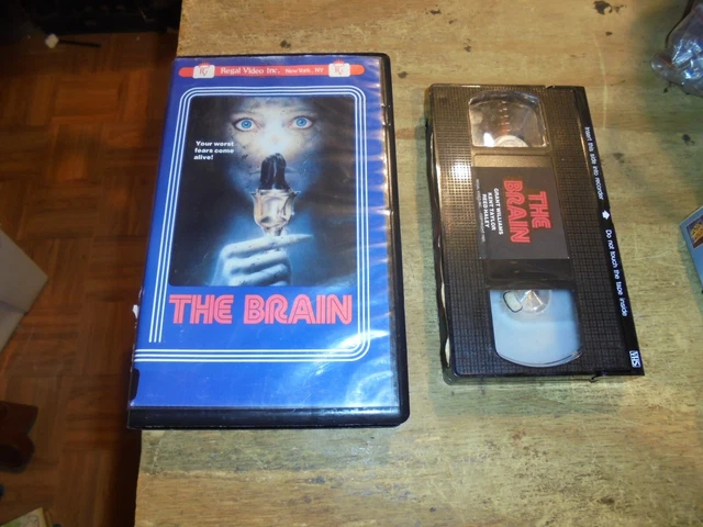THE BRAIN VHS Horror Brain Of Blood Grant Williams Kent Taylor REGAL ...