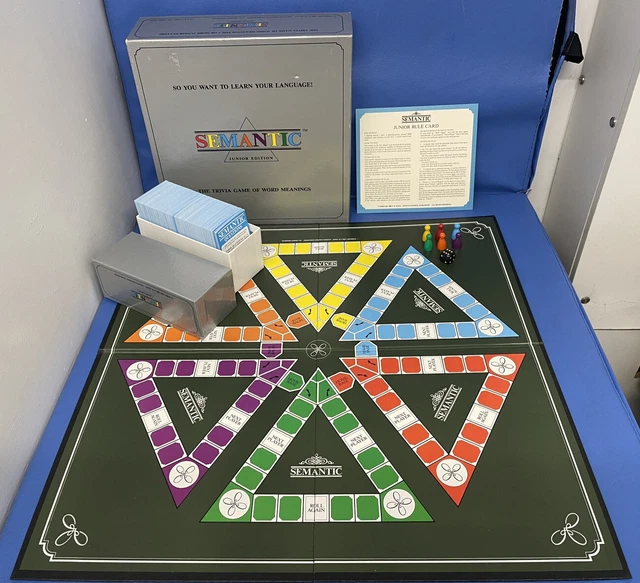 VINTAGE SEMANTIC BOARD Game Junior Edition - Educational Family Word ...