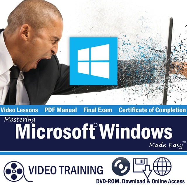 LEARN MICROSOFT WINDOWS 10 Training Tutorial DVD and Digital Course 164 ...