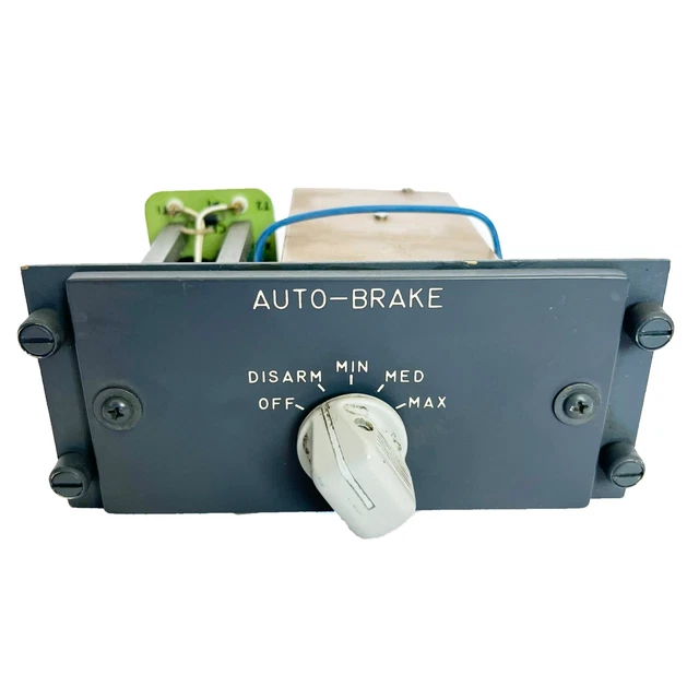 BOEING 747-200 AIRCRAFT Cockpit Panel Auto Brake £59.99 - PicClick UK