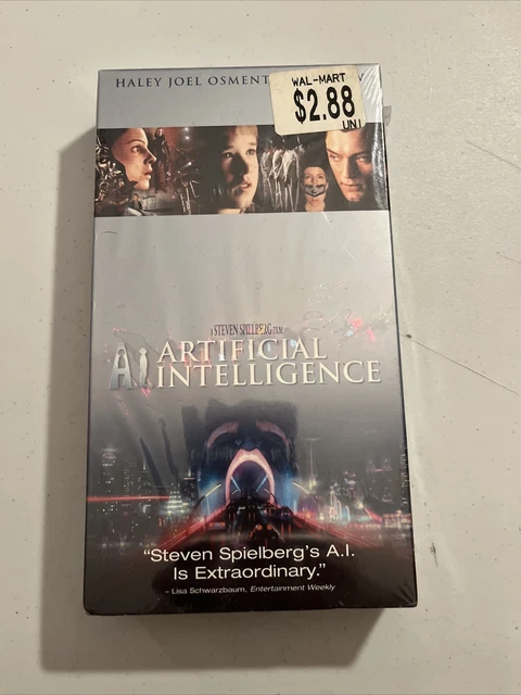 A.I. ARTIFICIAL INTELLIGENCE (VHS, 2002) Sealed With Watermark $12.00 ...